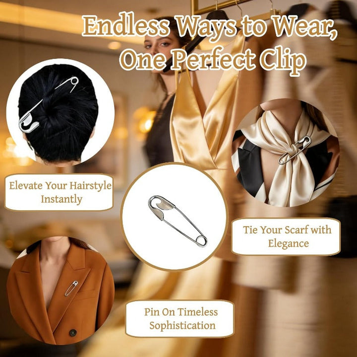 Oversized Safety Pin Clips – Newshopllox
